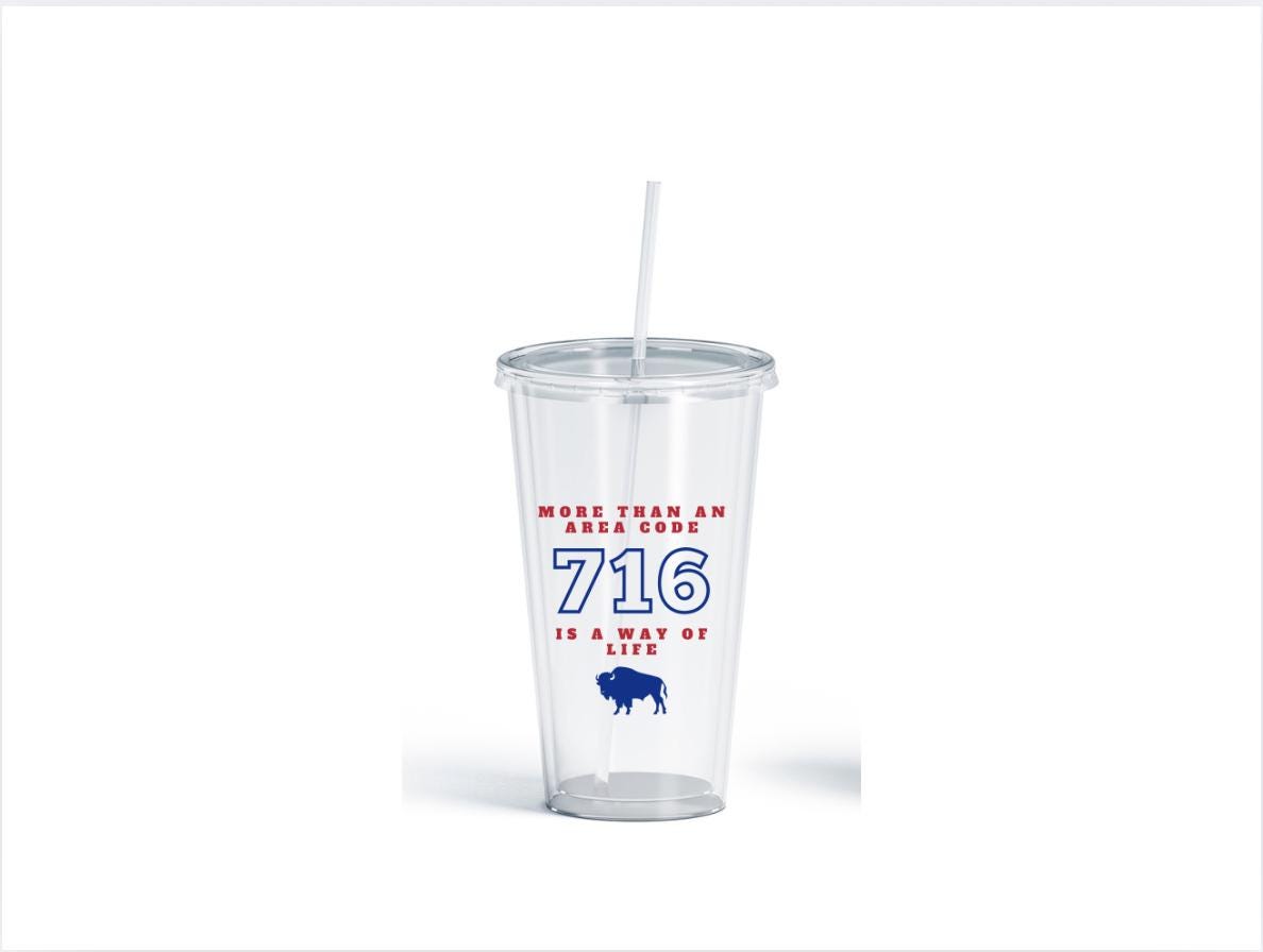 716 Area Code Buffalo Bills SVG PNG - Etsy
