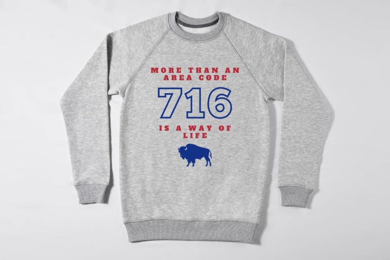 716 Area Code Buffalo Bills SVG PNG - Etsy
