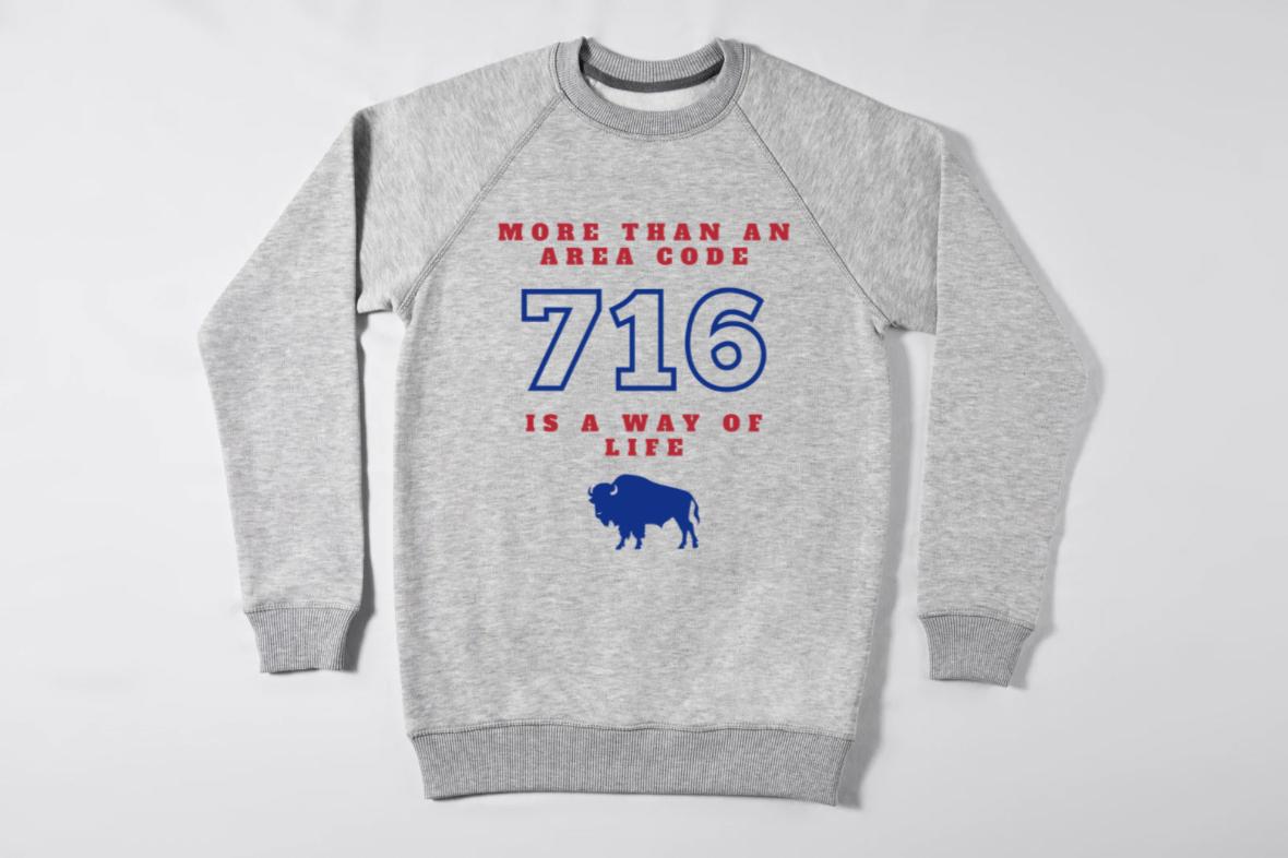 716 Area Code Buffalo Bills SVG PNG - Etsy