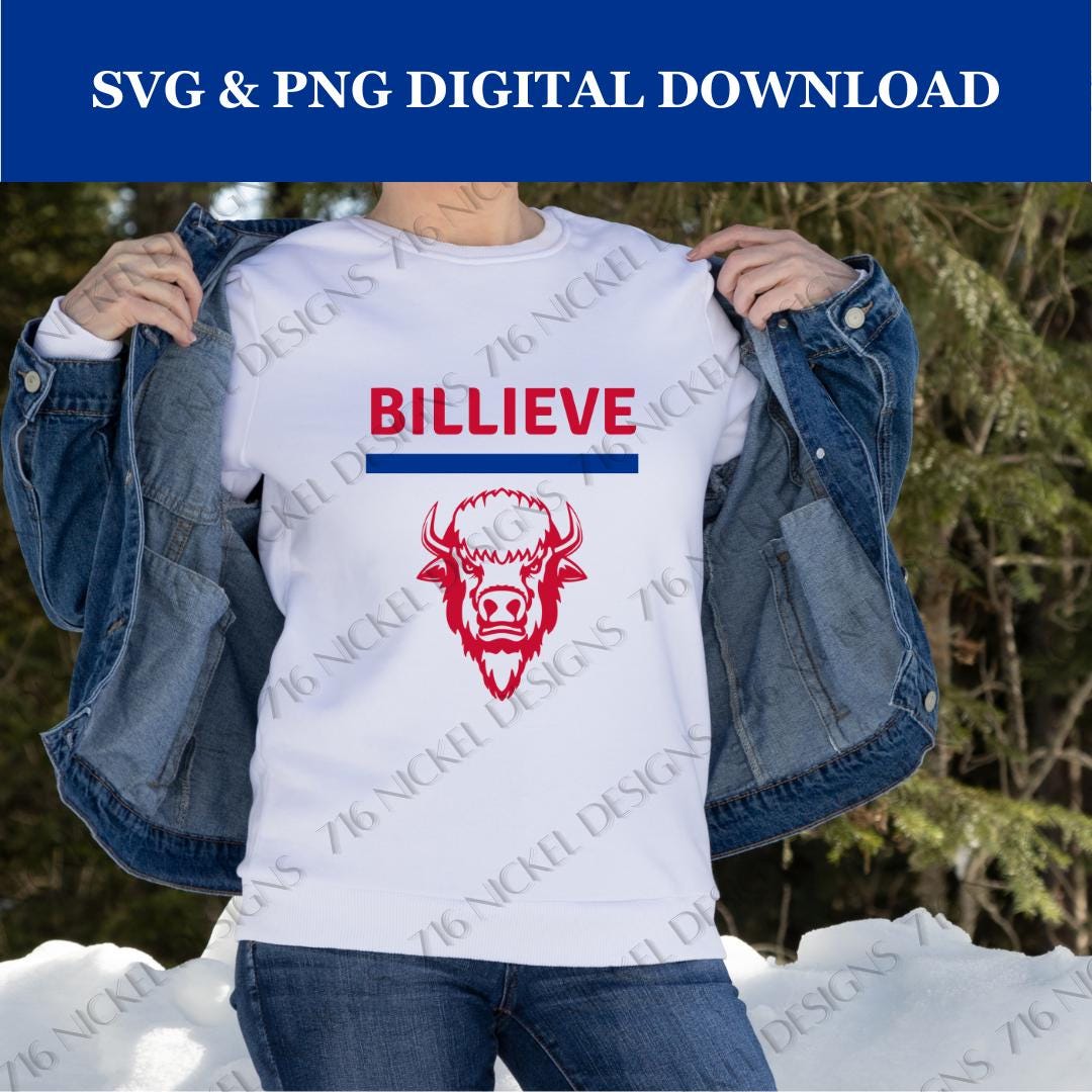 Buffalo Bills Billieve SVG PNG - Etsy