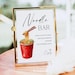 Noodle Bar Sign, Editable Food Station Template (canva) - Etsy