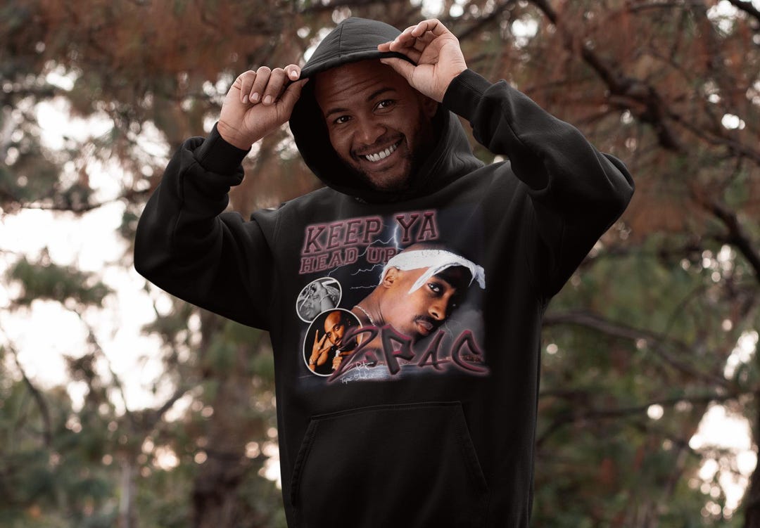 Retro Champion Hoodie, Nineties Rapper Sweatshirt, Hip Hop Jumper ...