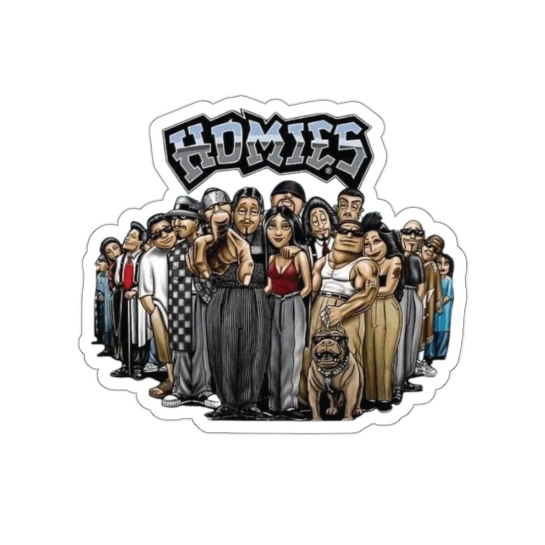 Kiss-cut Stickers - Vintage 90s 2000s Lowrider Culture Homies Sticker ...