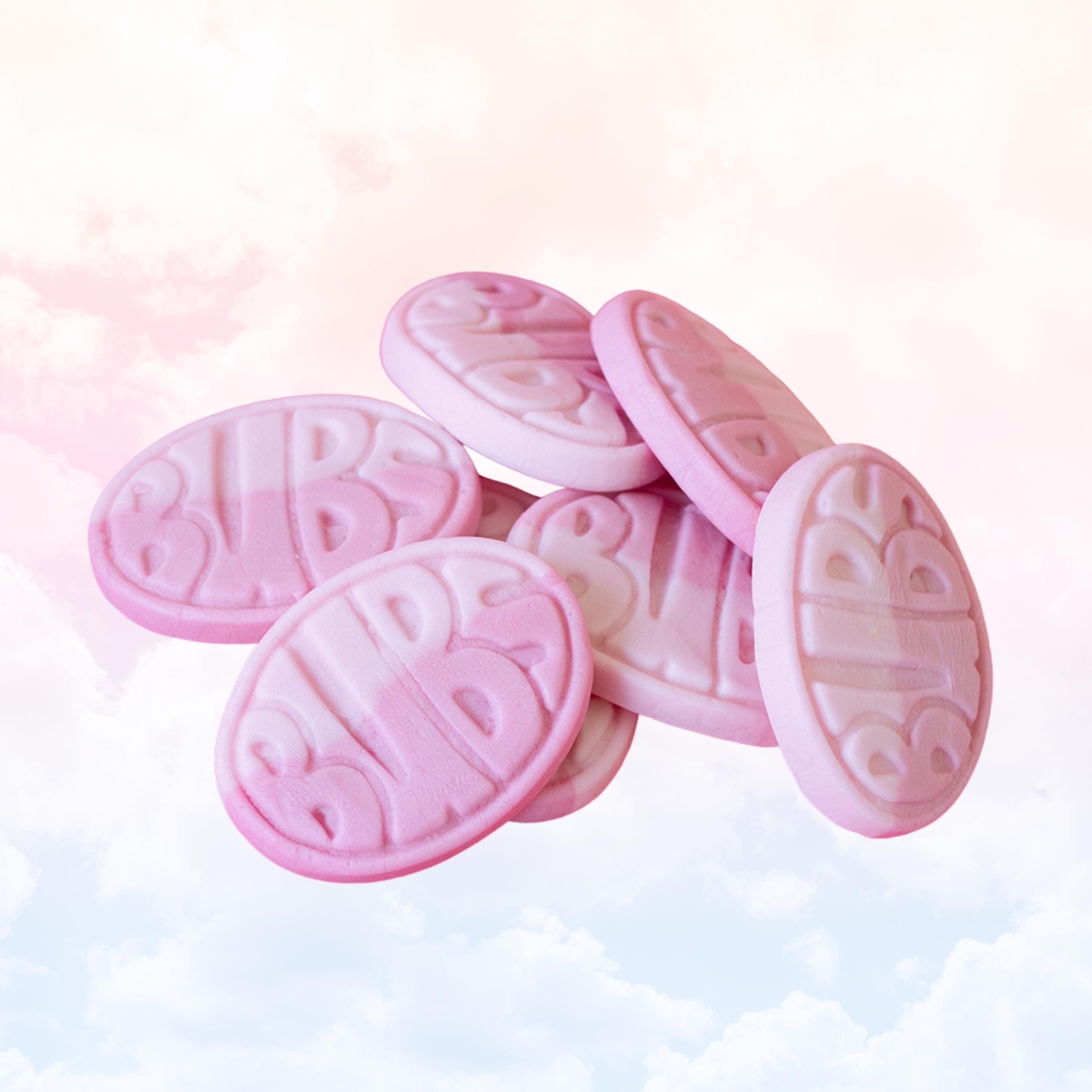 Bubs Strawberry Pomegranate Ovals, Swedish Bubs Natural Vegan Candy ...