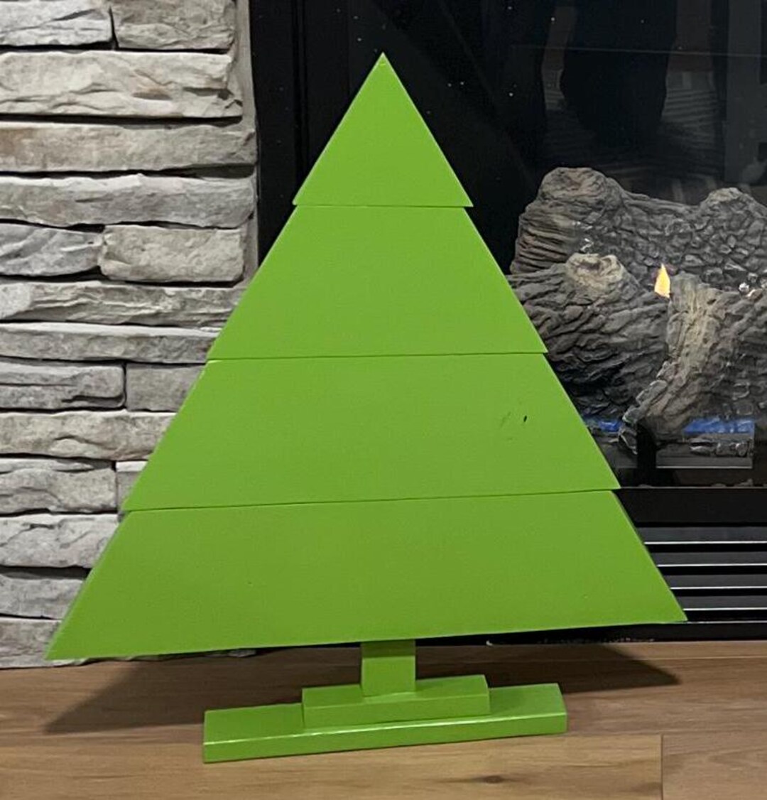 Sustainable Evergreen Wooden Tree for Festive Indoor or Outdoor Decor ...