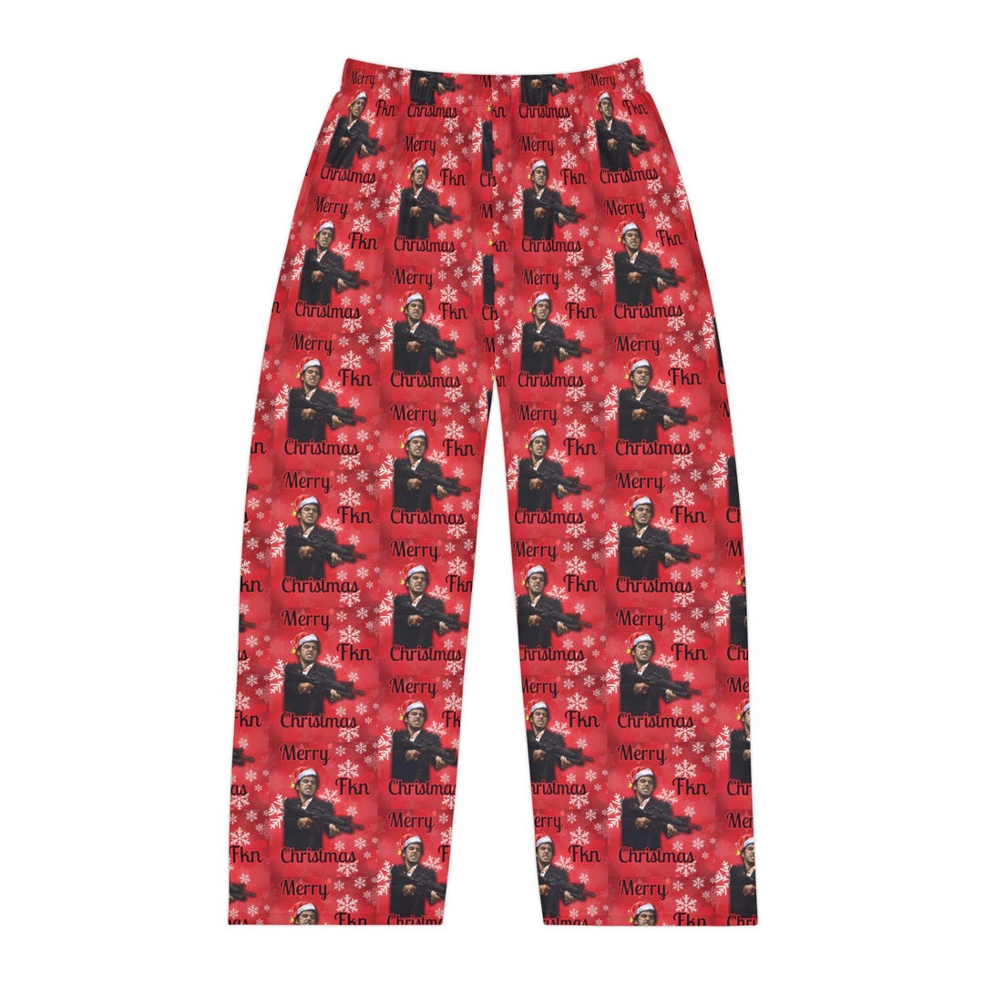 Men's Scarface Christmas Pajama Pants AOP - Etsy