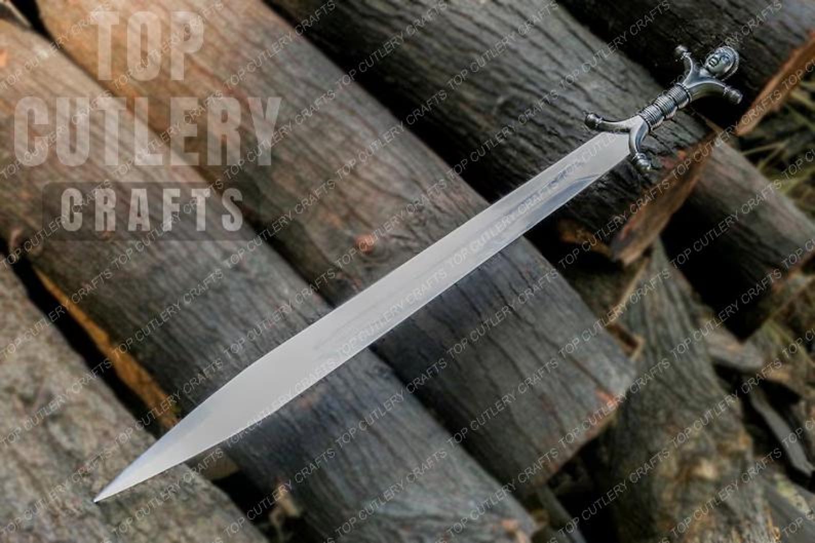 Celtic Medieval Sword With Sheath: Carthaginian Anthropomorphic Hilt - Etsy