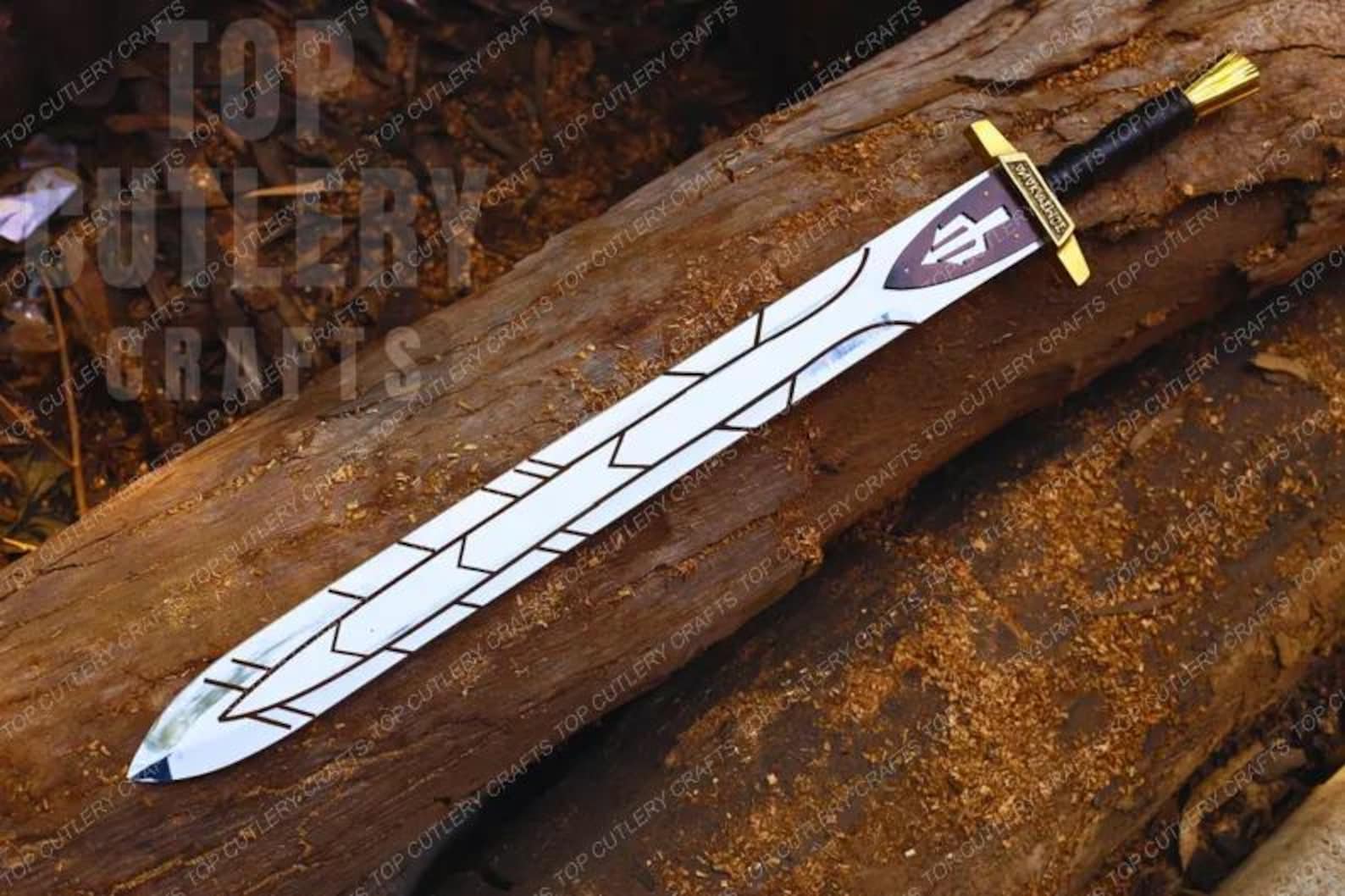 Handmade Riptide Sword Replica: Percy Jackson's Anaklusmos, Greek ...