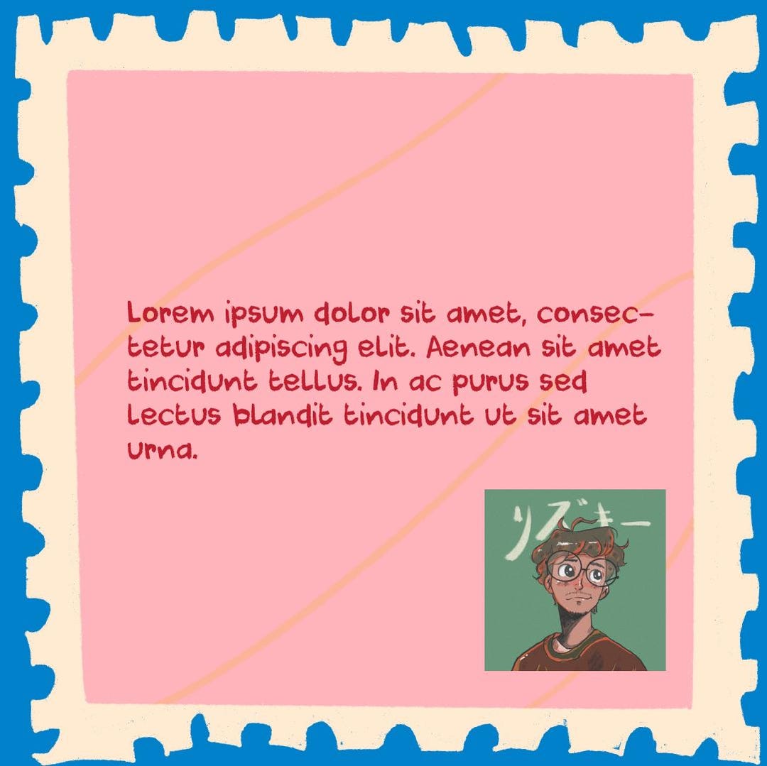 Customizable Digital Postcard Template Fun and Versatile Design - Etsy