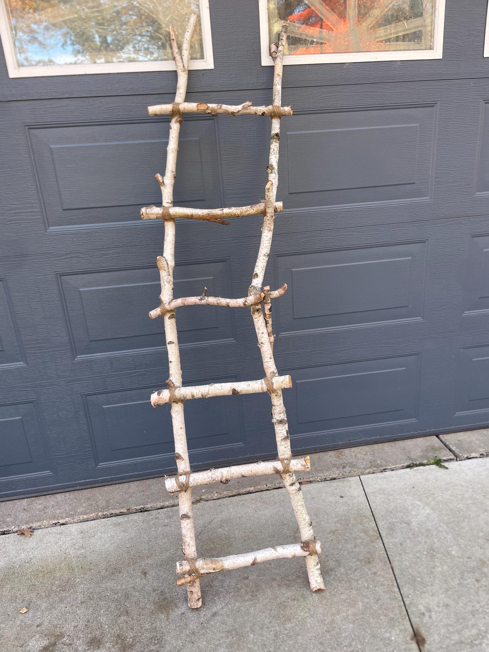 Farmhouse Birch Wood Ladder - MADE TO ORDER - Etsy