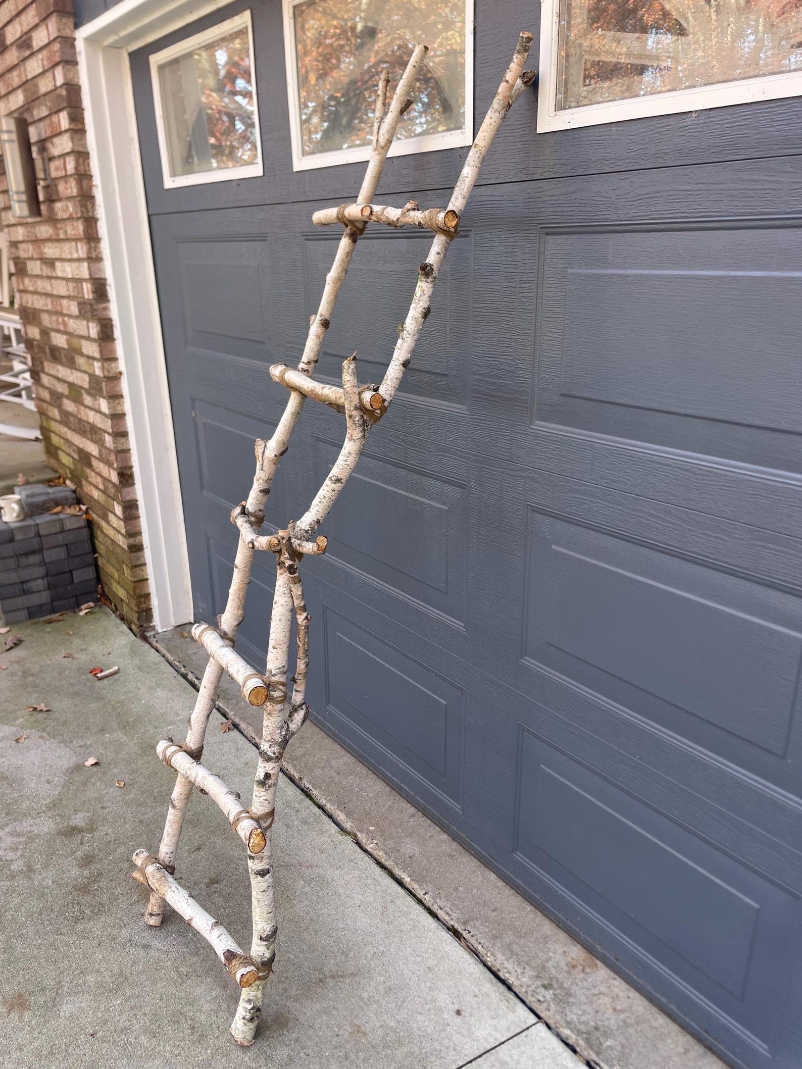 Farmhouse Birch Wood Ladder - MADE TO ORDER - Etsy