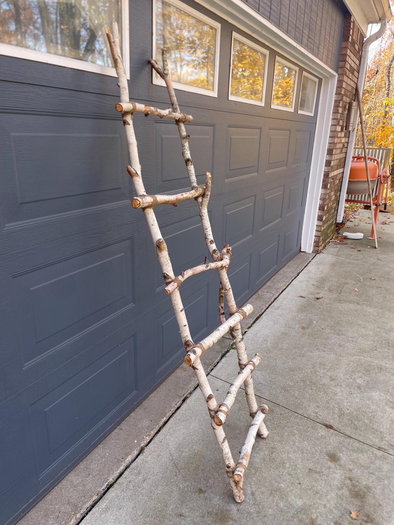 Farmhouse Birch Wood Ladder - MADE TO ORDER - Etsy