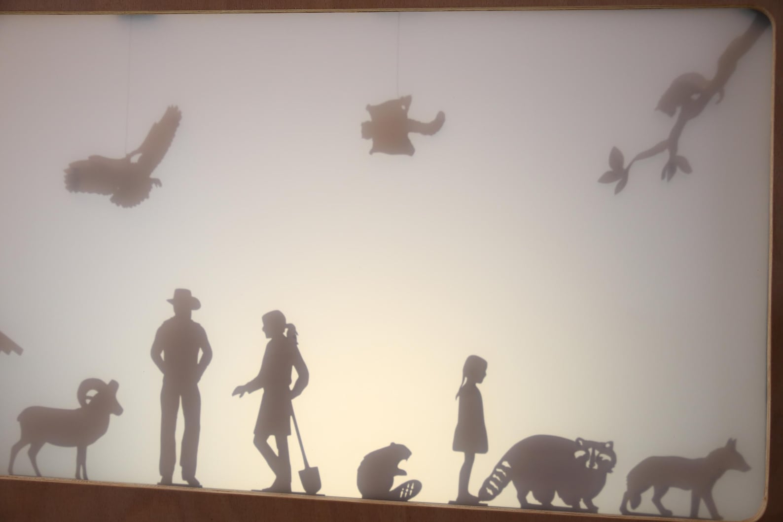 USA Wildlife Shadow Puppet Theater, Shadow Puppets, Story Telling Gift ...