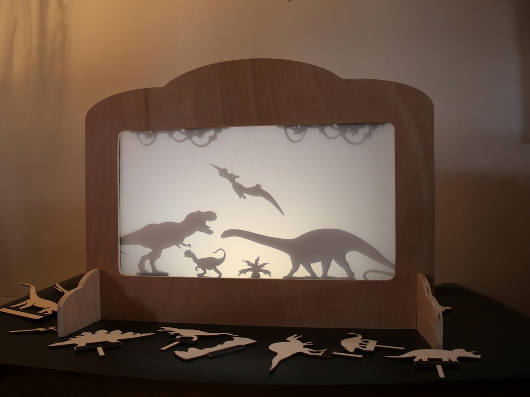 Dinosaur Toy, Prehistoric Puppets, Shadow Puppet Theater, Story Telling ...