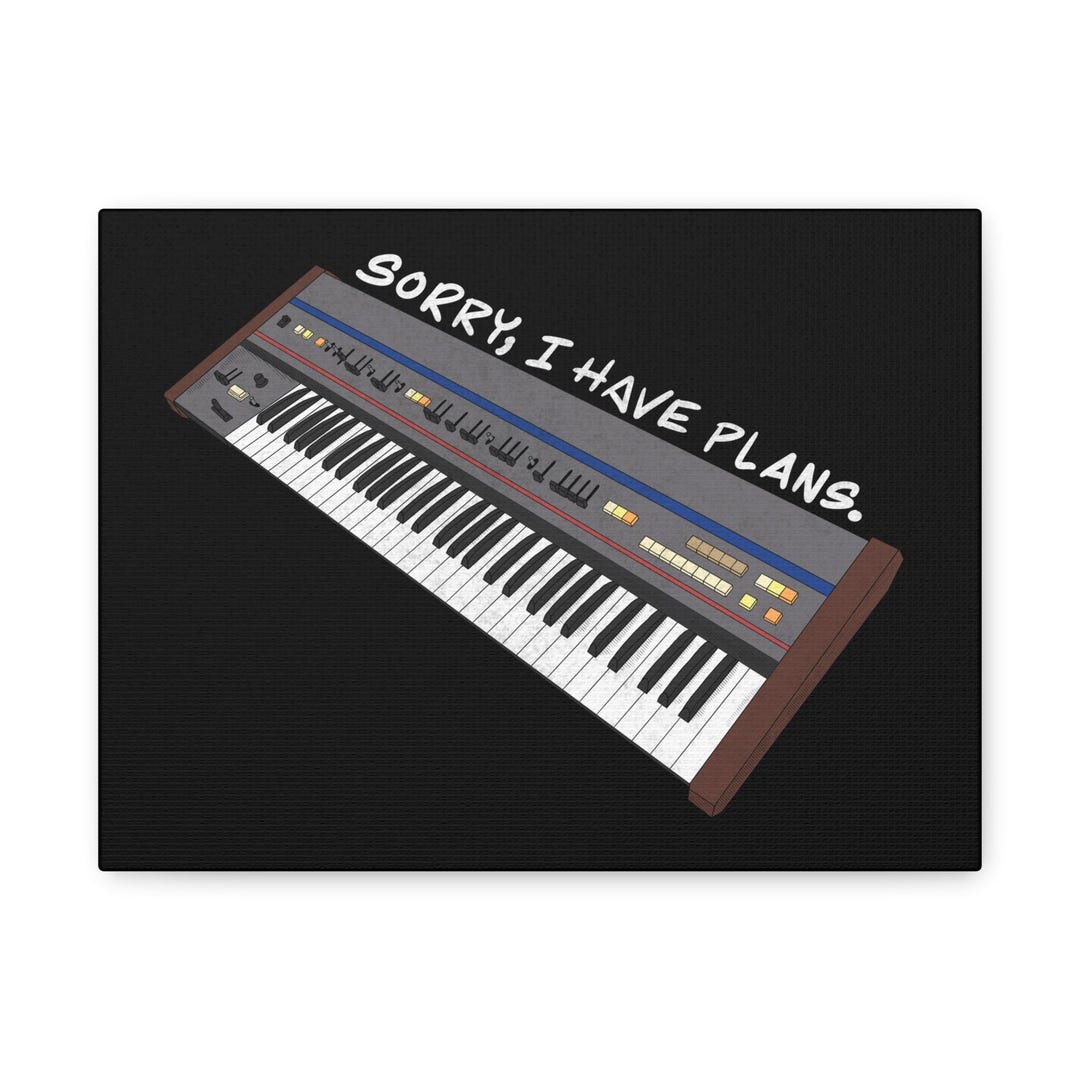 Vintage Synthesizer Art Print, Analog Synth Illustration, Funny ...