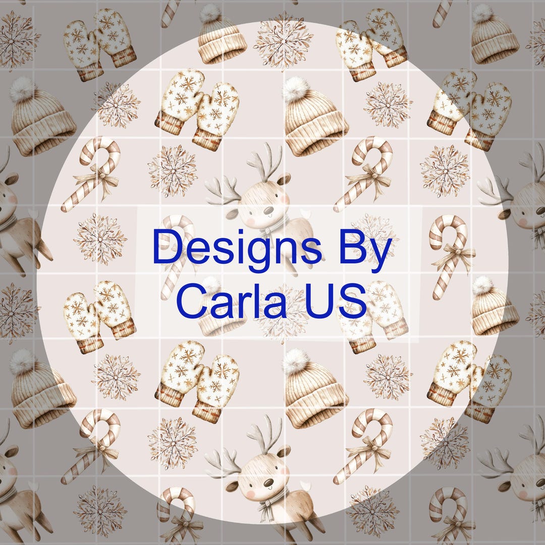 Winter Wonderland Digital Download | Seamless Pattern PNG | Digital ...