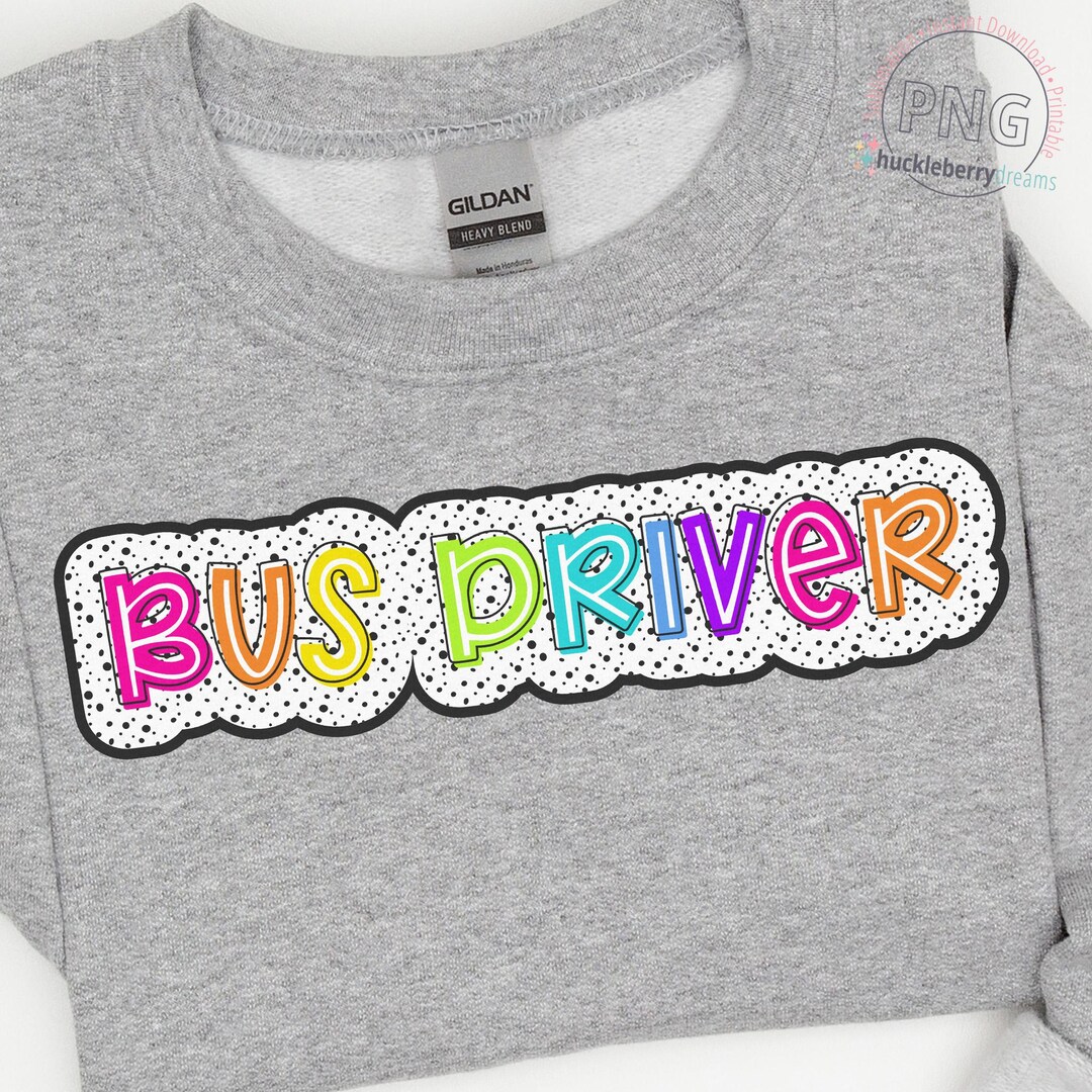 School Bus Driver PNG, Bus Driver Doodle Letters, School Letters PNG ...
