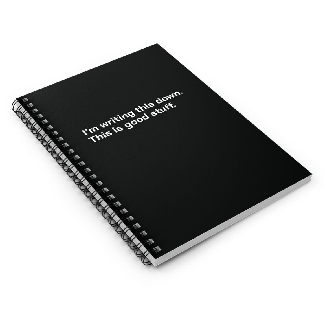 Writing This Down, Good Stuff - Spiral Notebook for Science Fiction ...