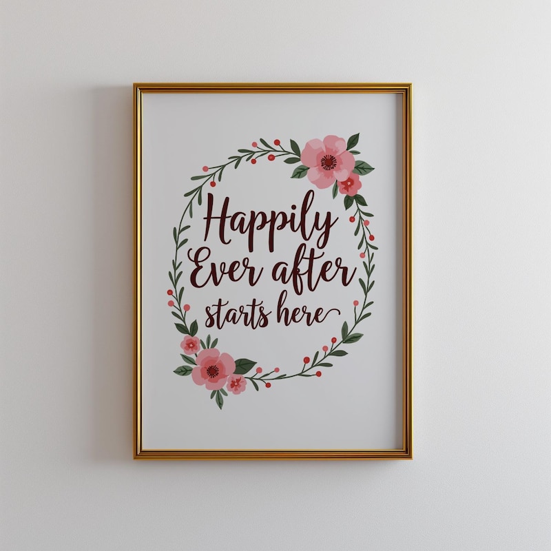 Happily Ever After Starts Here - Etsy