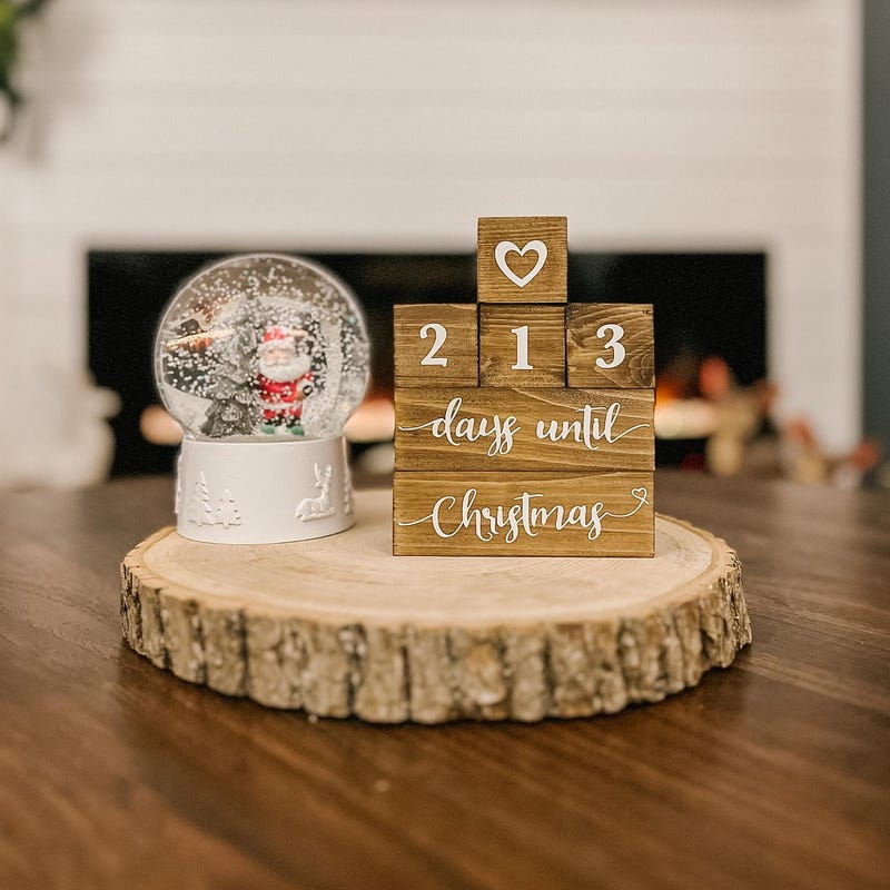 Countdown Blocks - Etsy