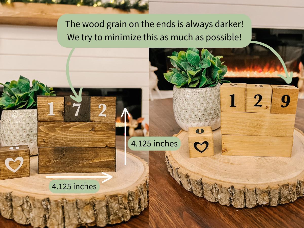 Wooden Retirement Countdown Blocks | Work | Coworker Gift | Retire ...