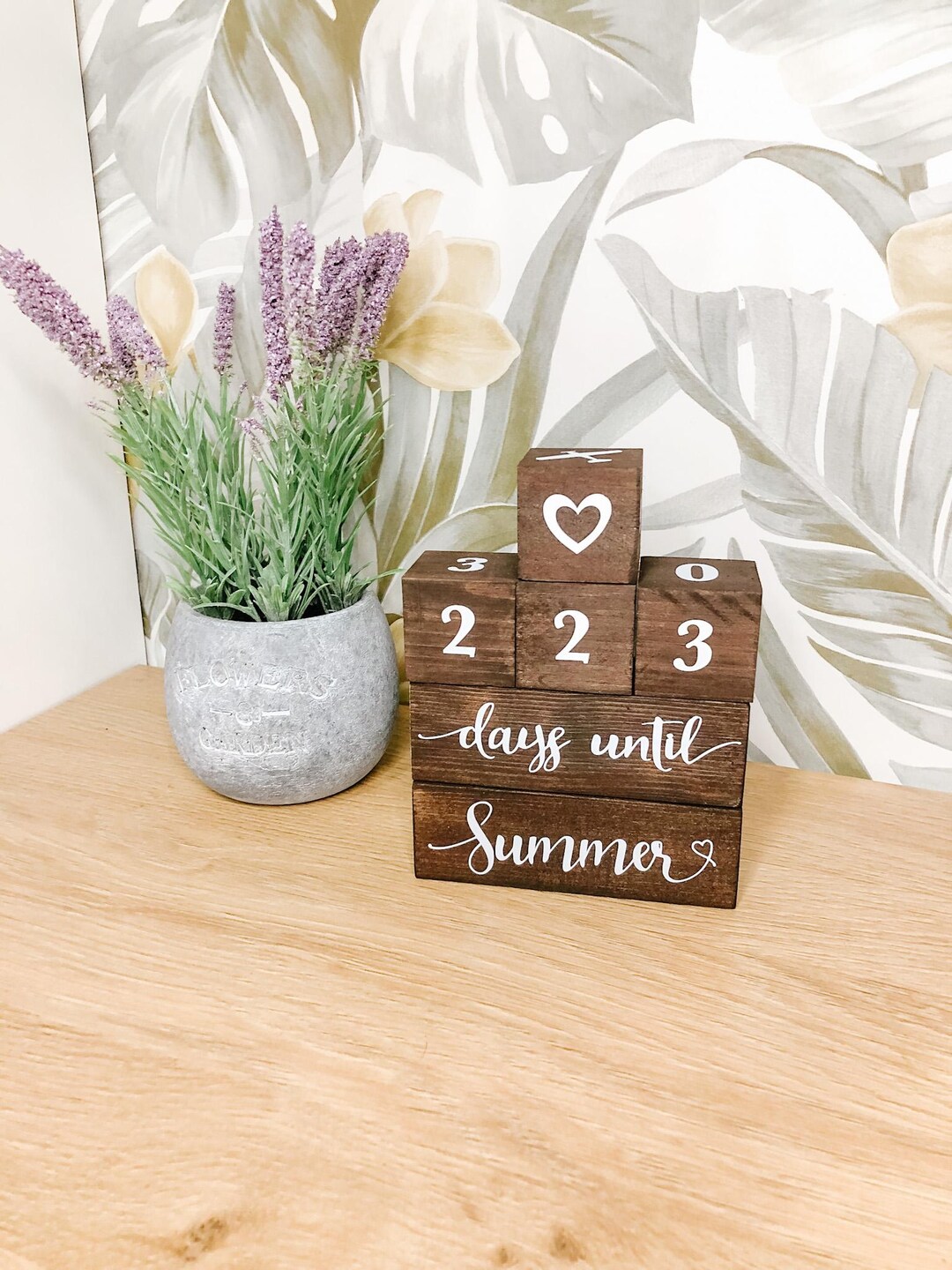 Personalized 4 in 1 Countdown Blocks | Wedding | Celebration ...