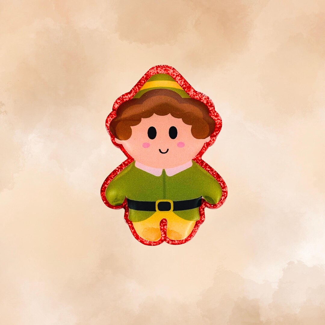 Happy Elf Guy Create Your Own Badge Reel - Etsy