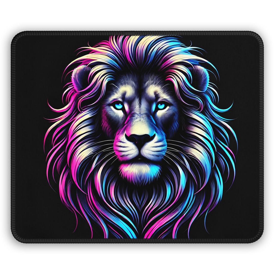 Rgb Lion Gaming Mouse Pad - Large Desk Mat With Regal Design -- LIMITED ...