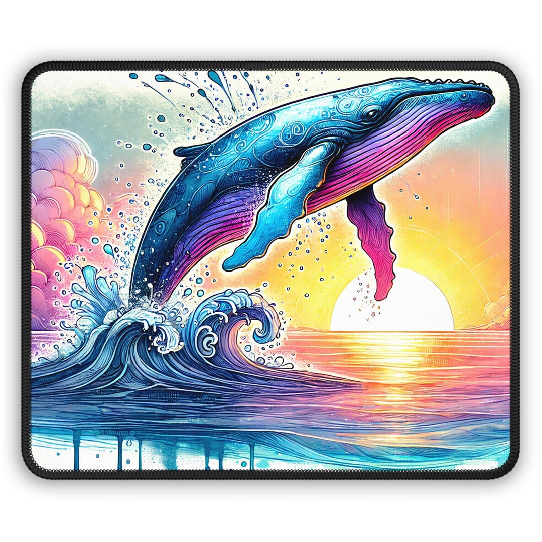 Tidal Majesty: Whale Gaming Mouse Pad for Oceanic Adventures-limited ...