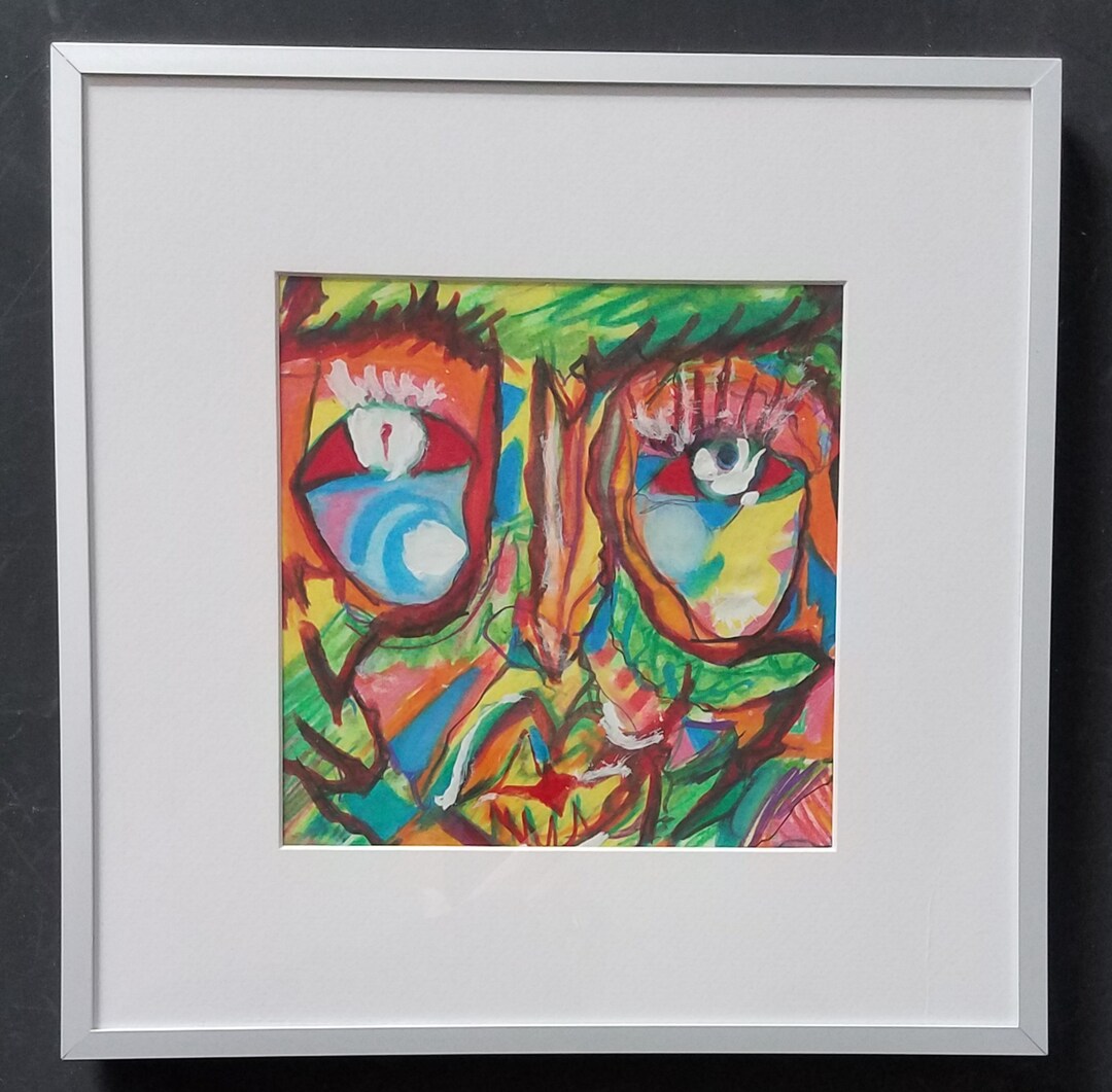 Original FRAMED Drawing on Paper - "kyle" - Etsy