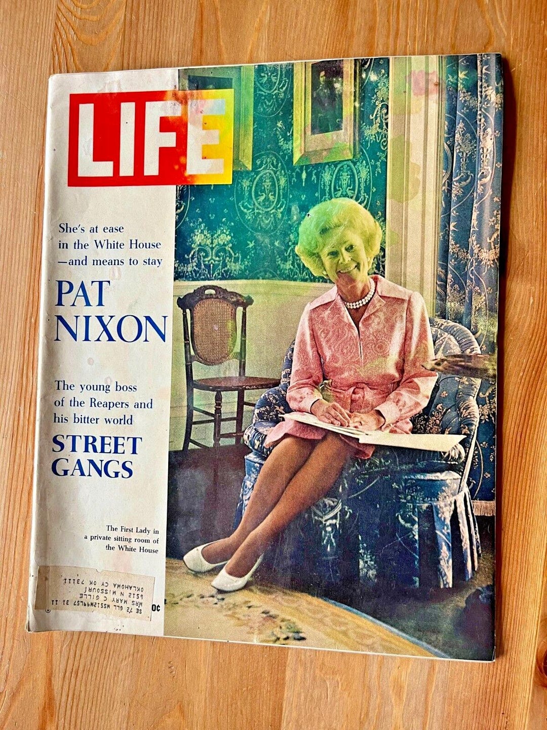 Life Magazine June 12, 1970 Pat Nixon and Street Gangs - Etsy