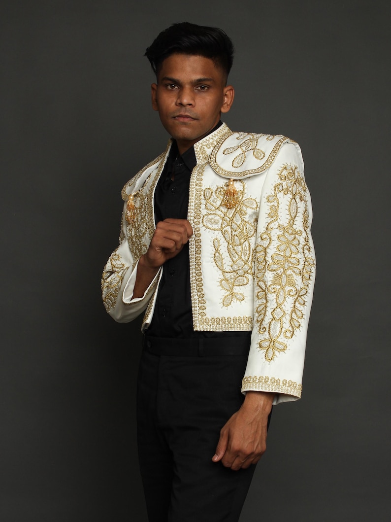 Custom Men's Embroidered Matador Jacket: Vintage Toreador Coat - Etsy