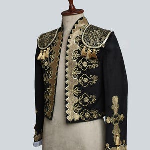 Tailored Bullfighter Gala Jacket Custom Made Velvet Embroidered ...