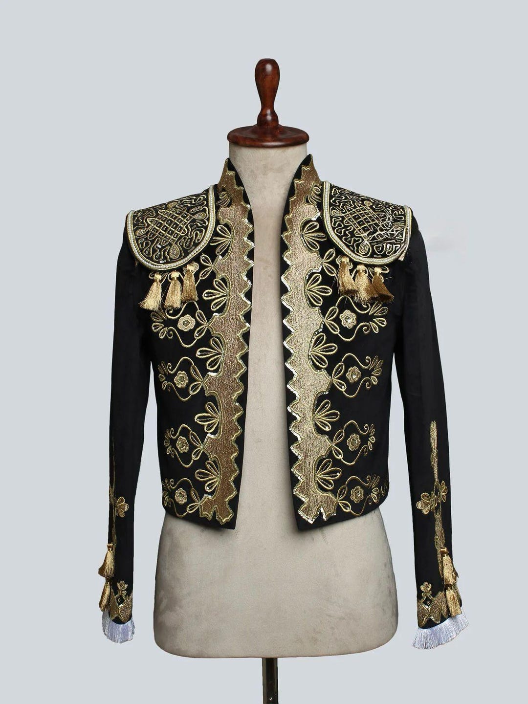Tailored Bullfighter Gala Jacket Custom Made Velvet Embroidered ...