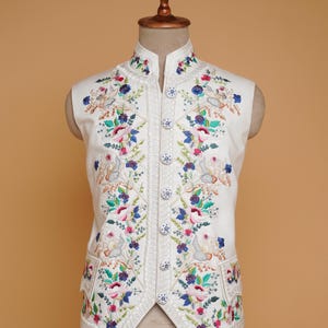 Men's Custom Blue Rococo Suit: Embroidered Victorian Costume - Etsy