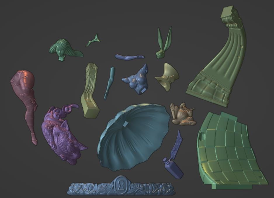 Fairy Tale Girl Sfw+nsfw 3D STL File, 3D Digital Printing - Etsy