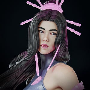 Telekinetic Ninja Girl Gala STL File, 3D Digital Printing - Etsy