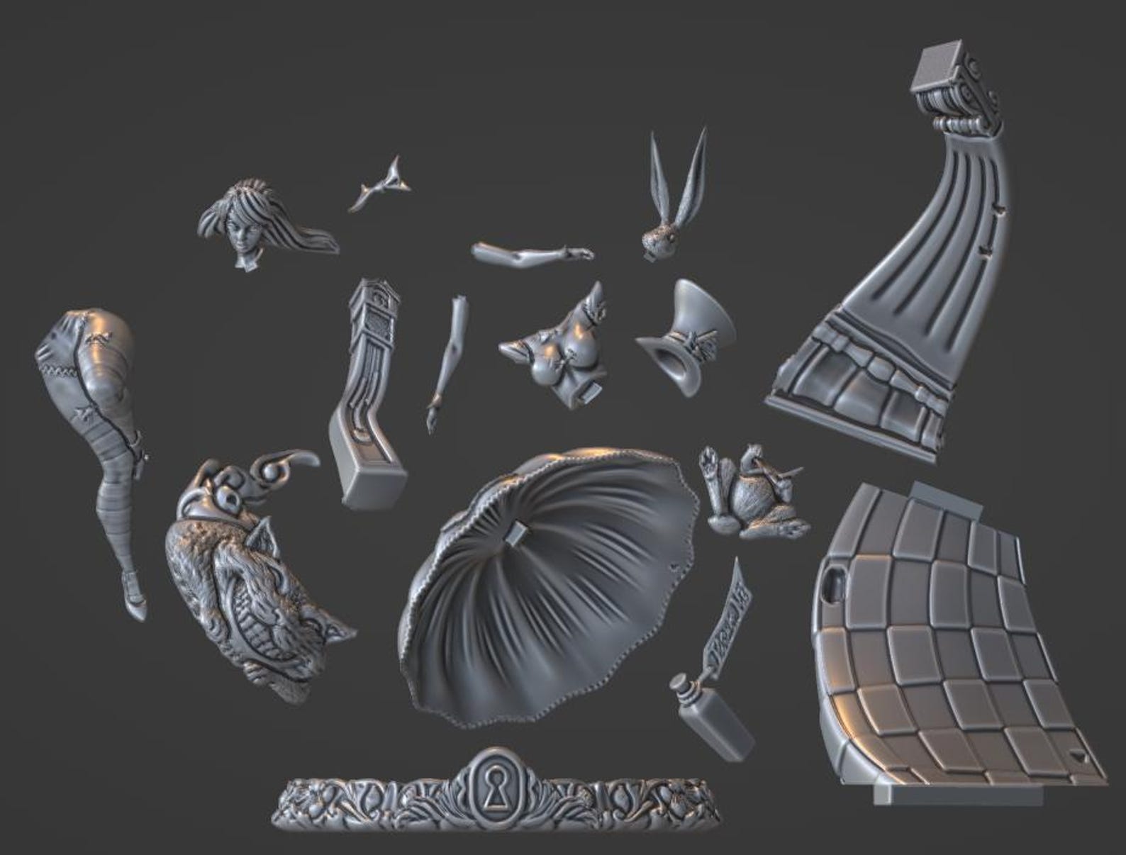 Fairy Tale Girl Sfw+nsfw 3D STL File, 3D Digital Printing - Etsy