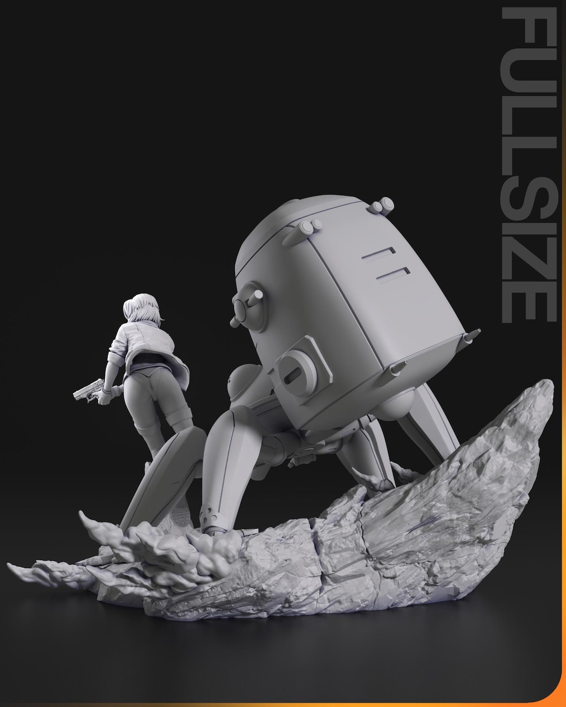 Major Cyborg Girl 3D STL File, 3D Digital Printing - Etsy