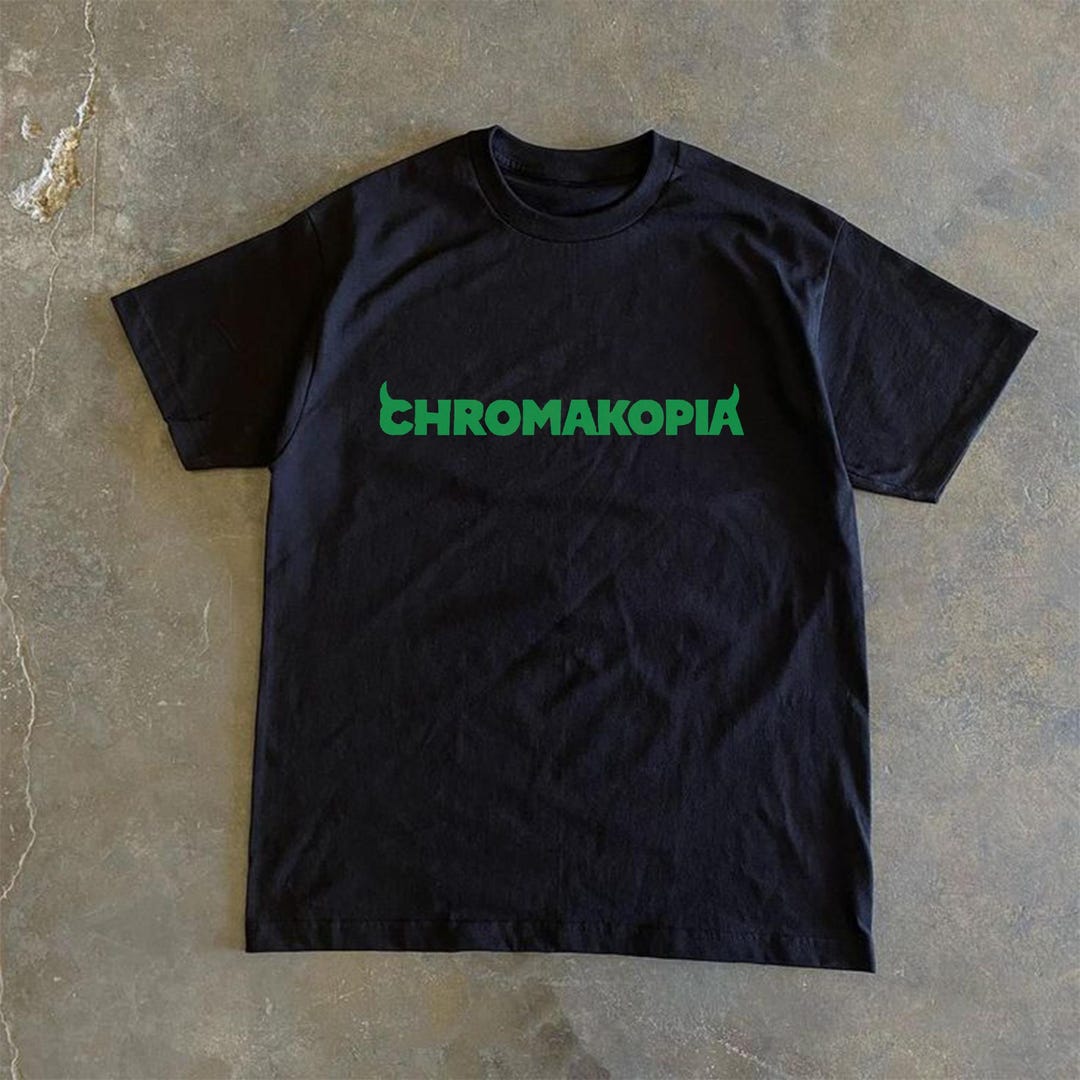 Chromakopia Tee Hip Hop Clothing Unisex Cotton Tee Rap Tee Concert ...