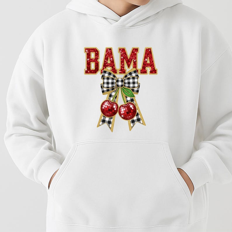 Bama PNG Alabama School Spirit PNG Maroon Sequin Cherry PNG Varsity ...