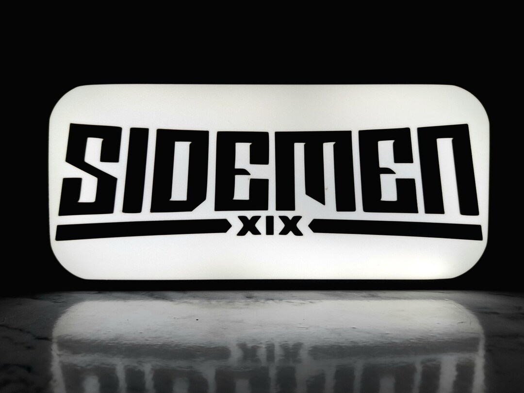 Sidemen Logo Light Box. Made by 3D Printer, USB Powered and Full ...