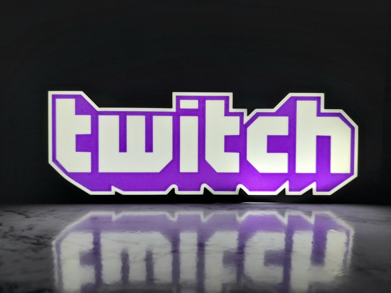 Twitch LED Light Box Made by 3D Printer, USB Powered and Full Dimmable ...