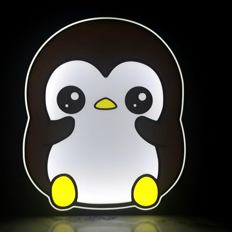 Penguin Lamp - Etsy