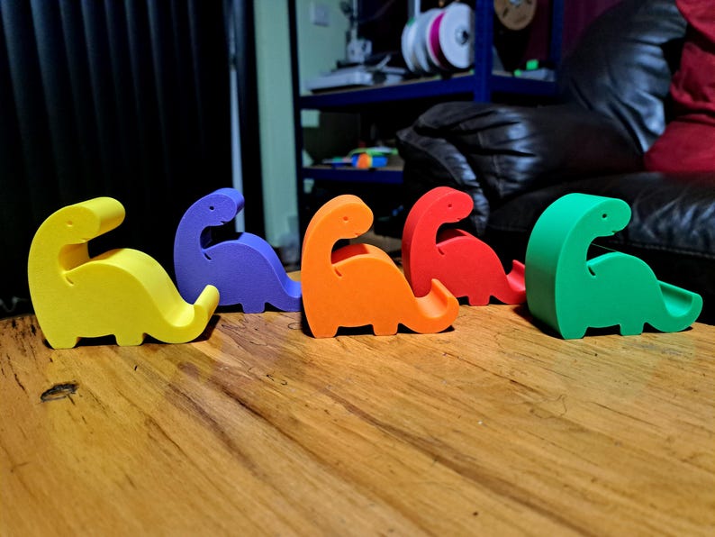 Dinosaur Phone Stand – Cute 3D Printed Dino Phone Holder for Iphone ...