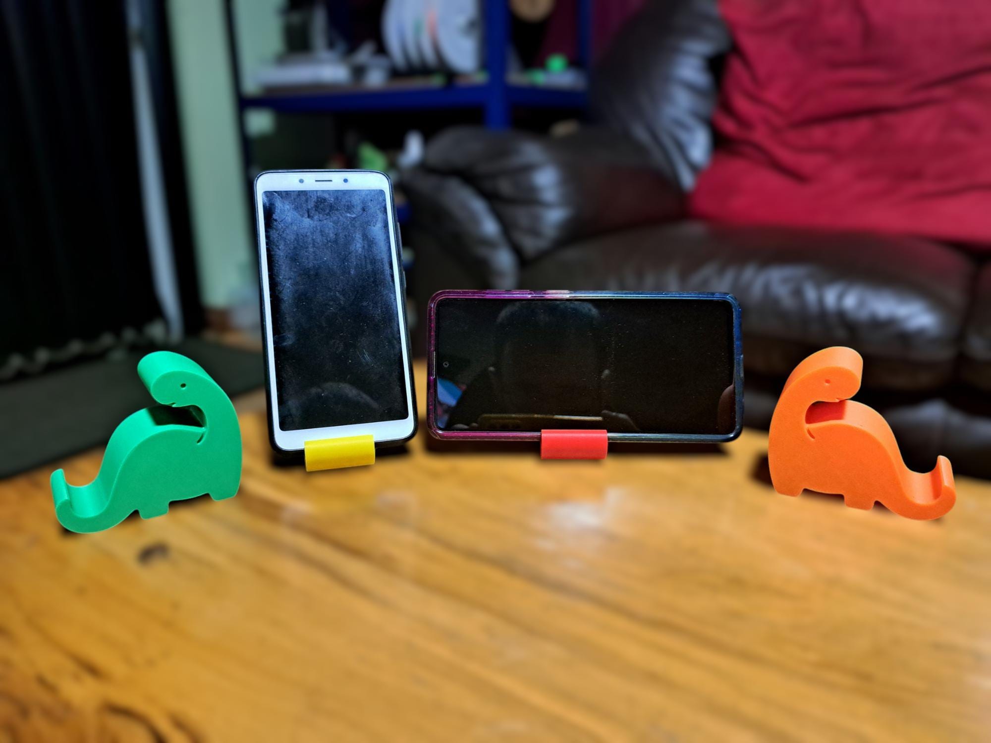 Dinosaur Phone Stand – Cute 3D Printed Dino Phone Holder for Iphone ...