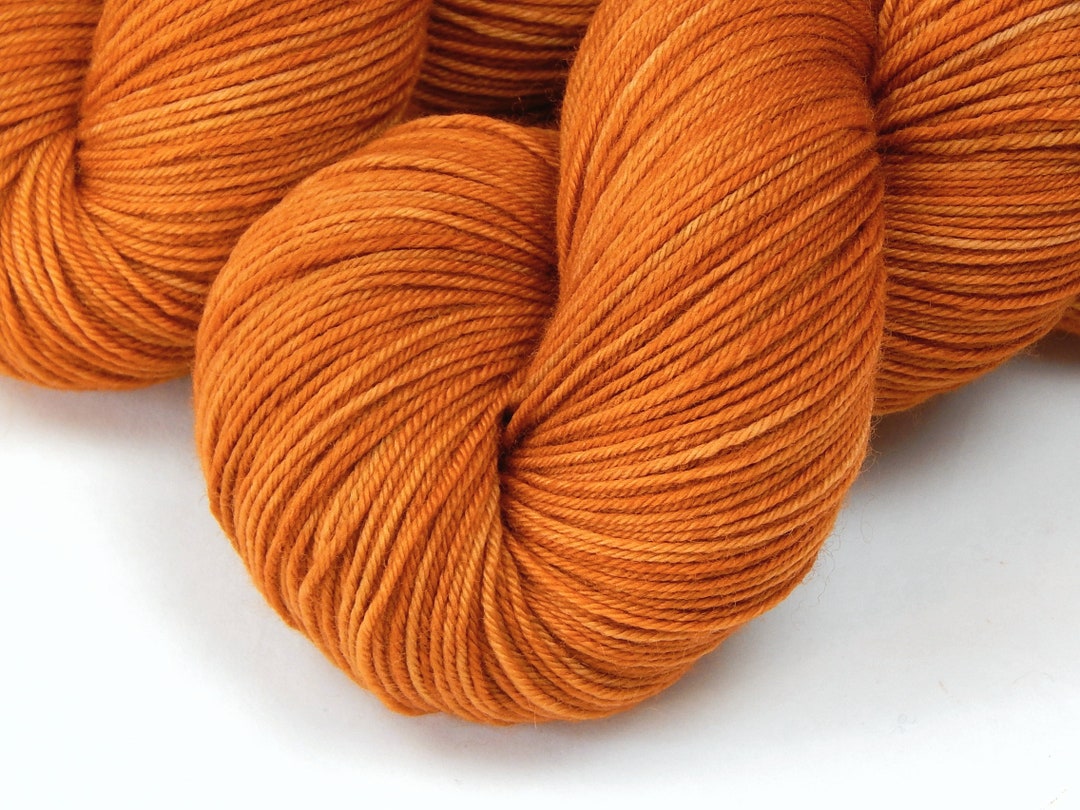 Hand Dyed Yarn, Sock Fingering Weight 4 Ply Superwash Merino Wool ...