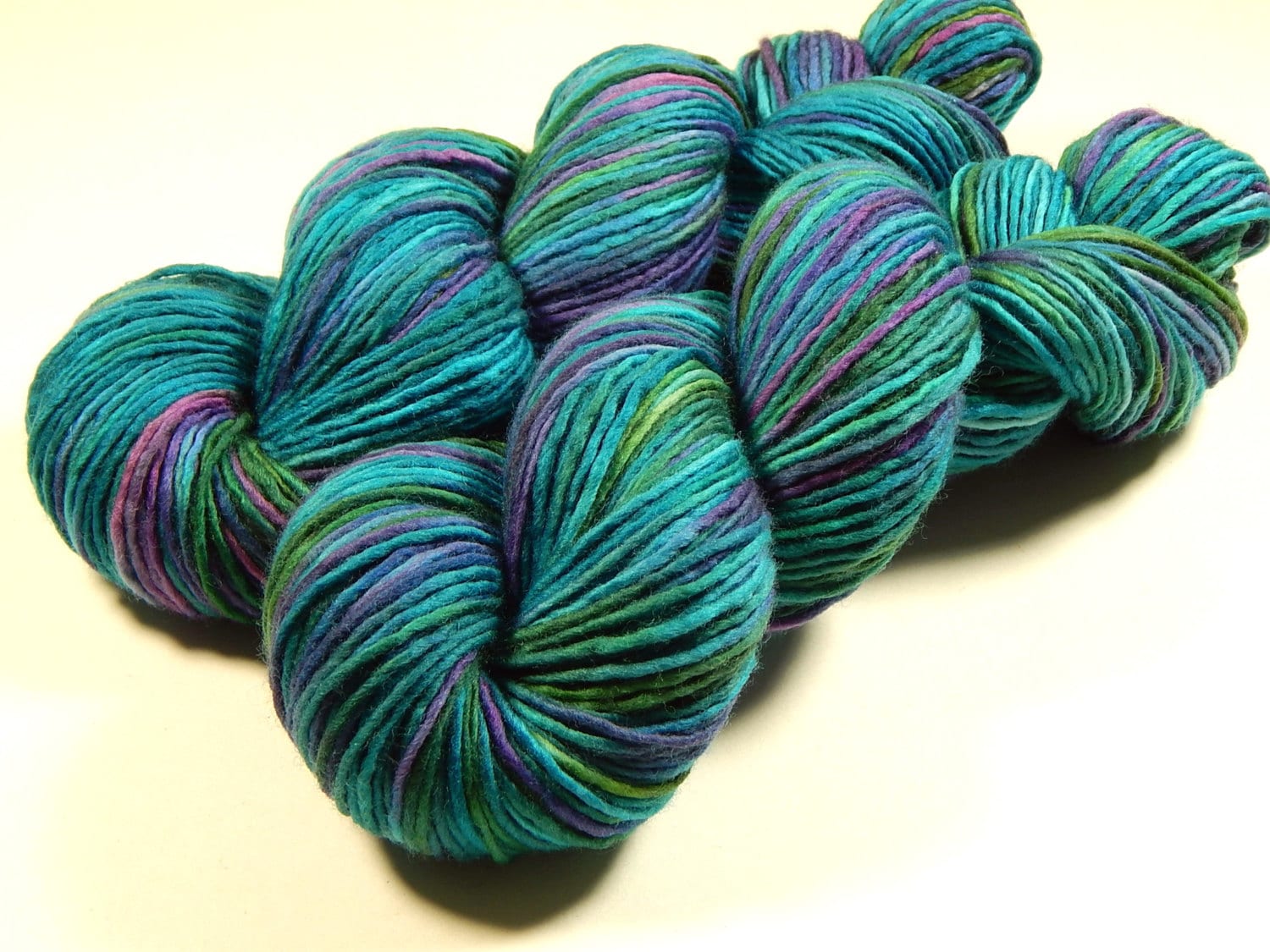 Hand Dyed Yarn DK Weight Superwash Merino Wool Aegean Multi - Etsy