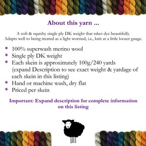 Hand Dyed Yarn, DK Weight Superwash Merino Wool - AEGEAN MULTI - Indie ...