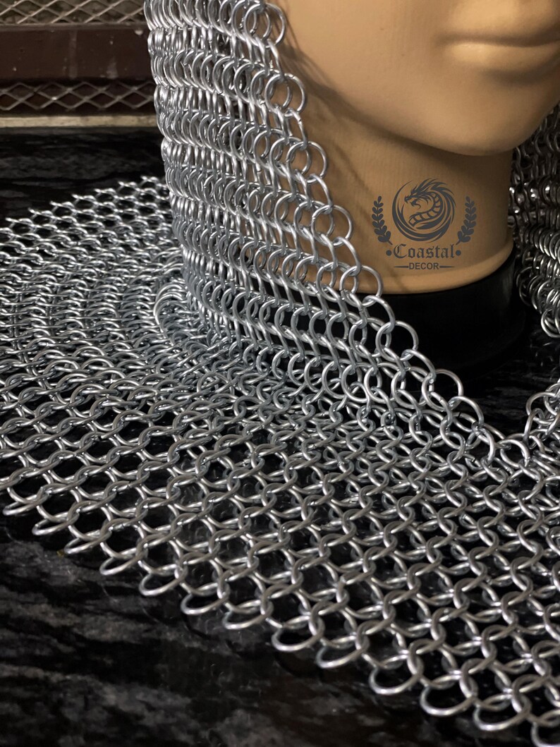 Handcrafted Chainmail Hood for Woman & Men – Fantasy Cosplay | Medieval ...